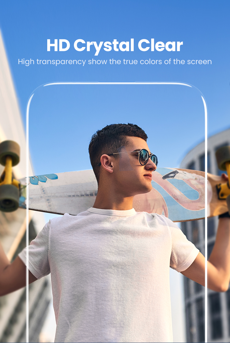 UGREEN 2PCS Screen Protector For iPhone 15 15Plus 15 Pro Max Tempered ...