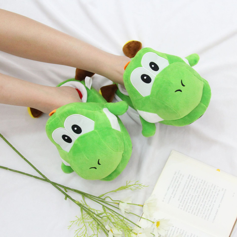 28cm Nintendo Games Peripheral Super Mario Bros Yoshi Dragon Slippers ...