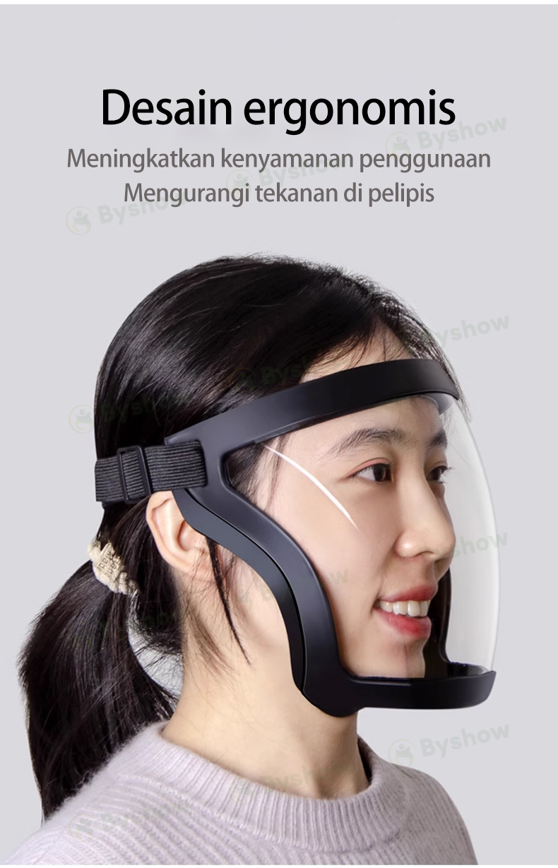 【Byshow】🔥Malaysia In Stock🔥Active protective Hybrid full face shield ...