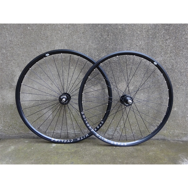 LEVEL UP 700c fixed gear Retro wheelset single speed bike stainless ...