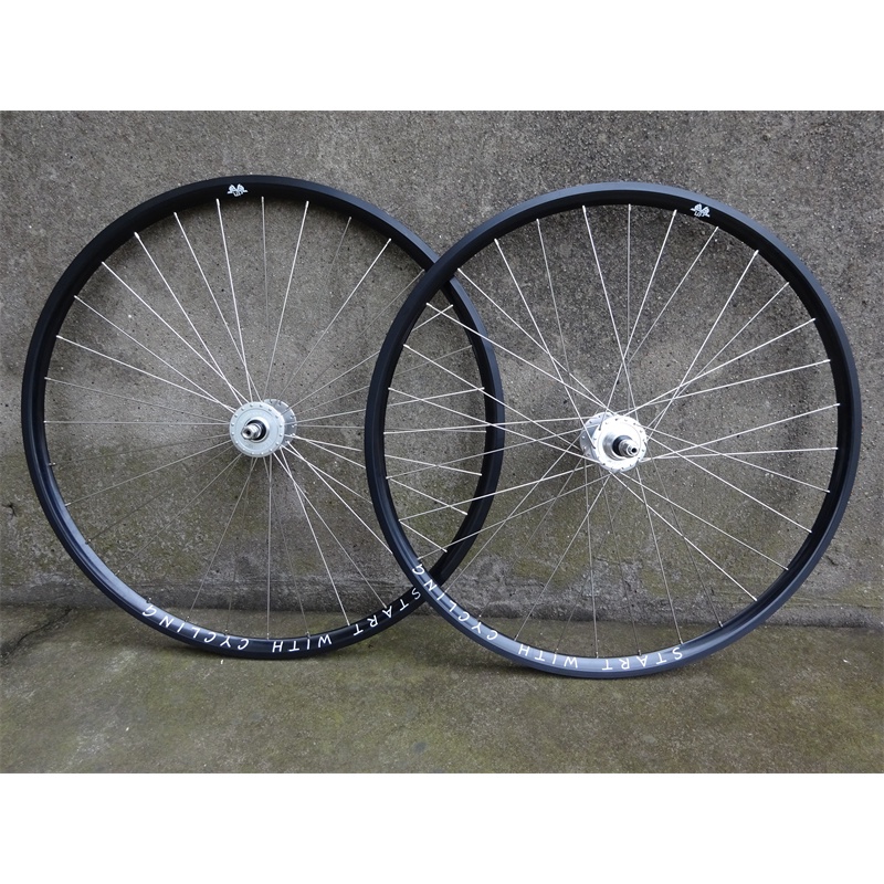 LEVEL UP 700c fixed gear Retro wheelset single speed bike stainless ...