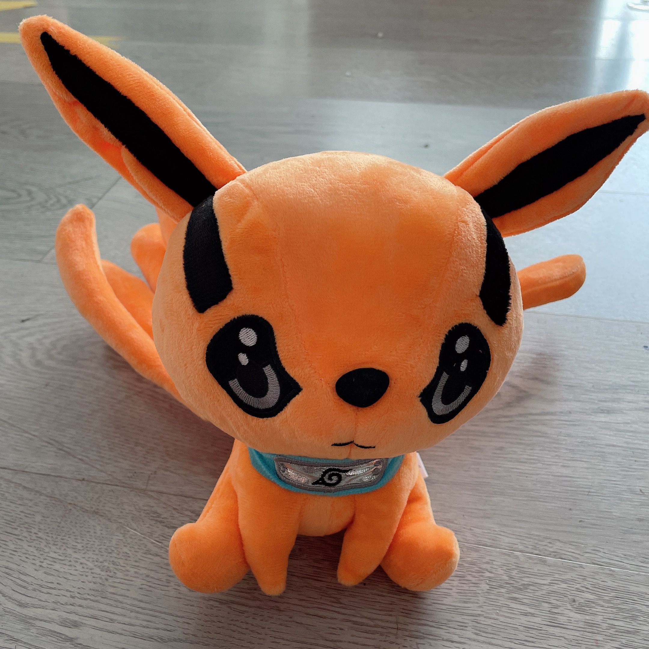 17cm Anime Naruto Figure Bijuu Kurama Plush Toys Doll Kyuubi Gumiho Fox ...