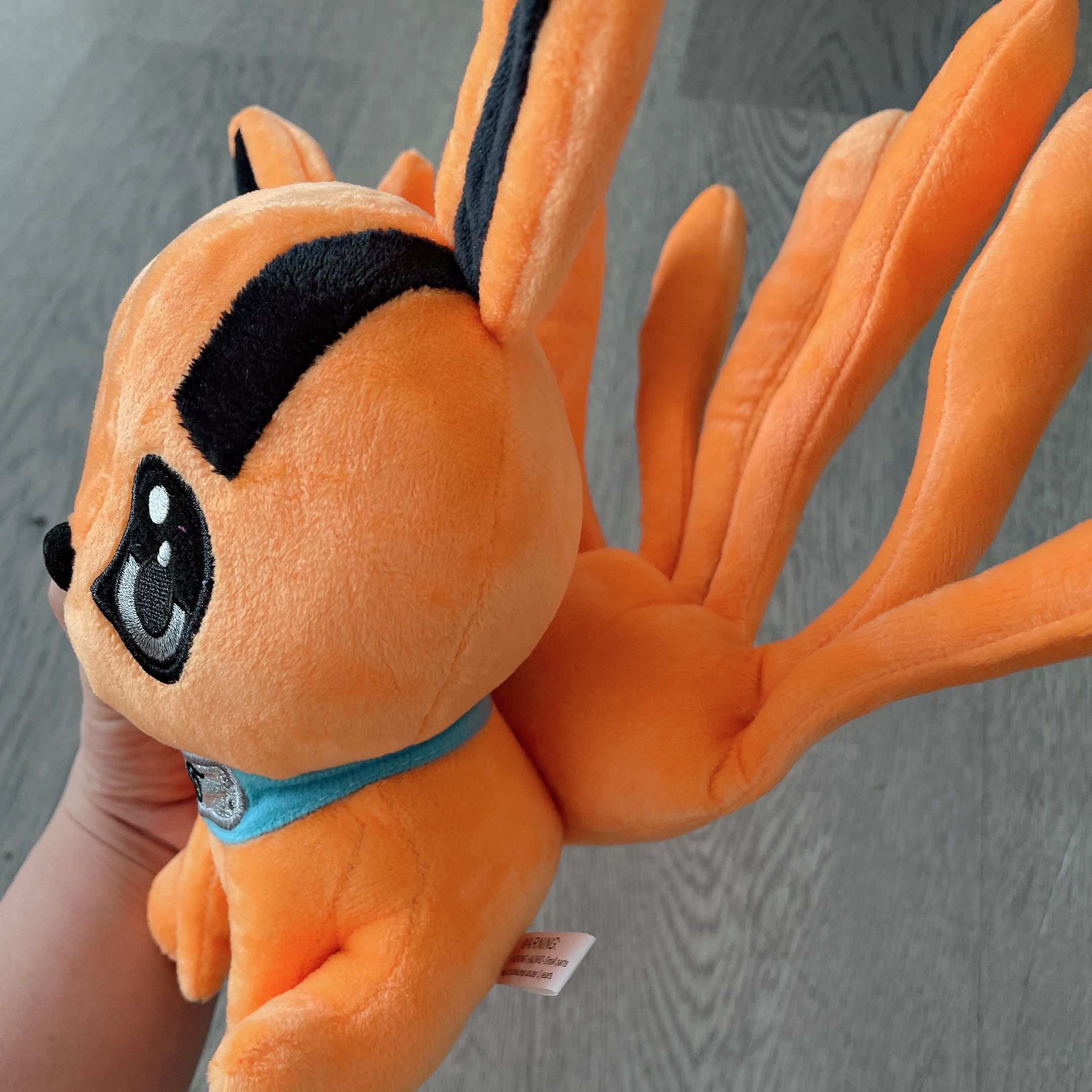 17cm Anime Naruto Figure Bijuu Kurama Plush Toys Doll Kyuubi Gumiho Fox ...