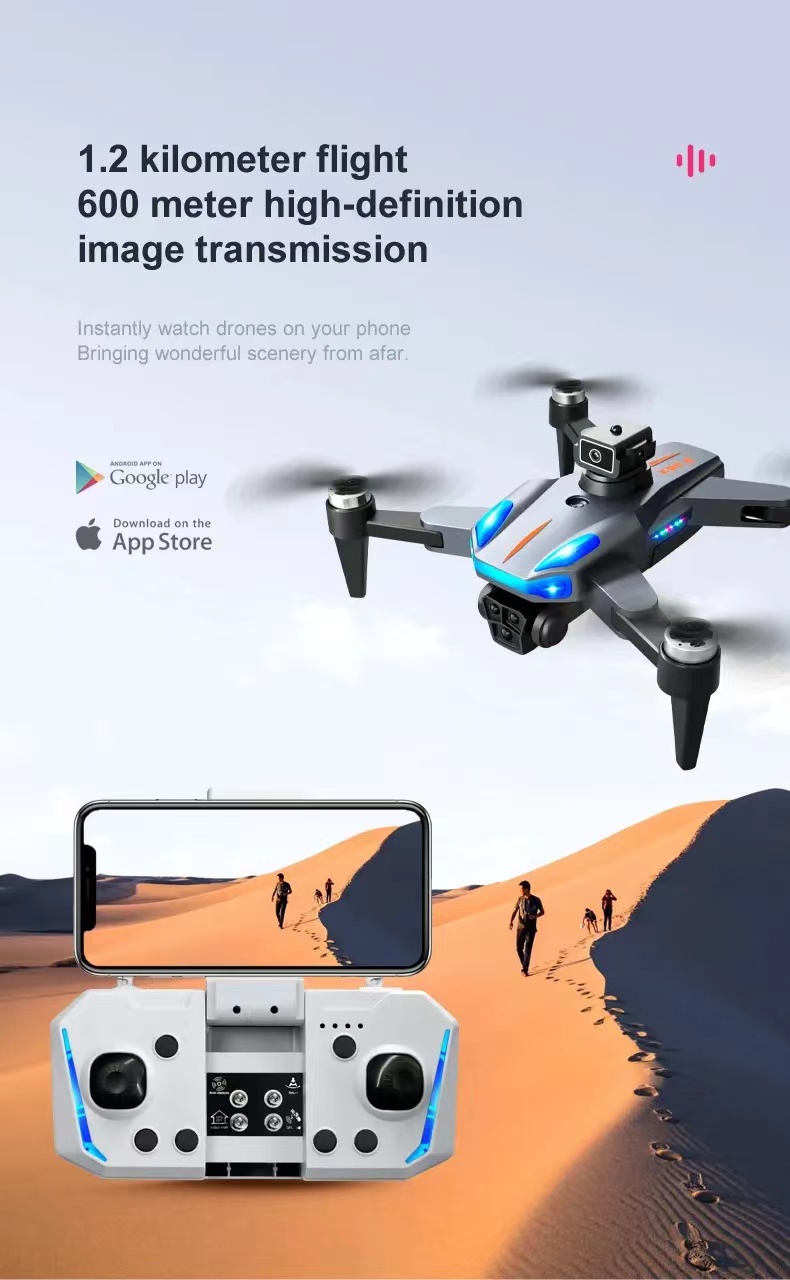 K911 MAX SE Drone with Three Cameras 8K HD GPS Obstacle Avoidance 6 Axis Brushless Motor Rc ...