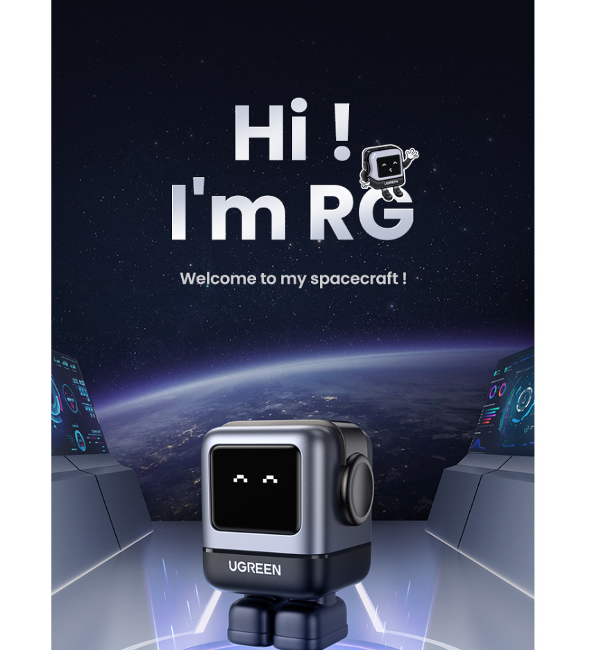 Ugreen 30W/65W Gallium Nitride Charger Q Pai Robot Suitable for Mobile ...