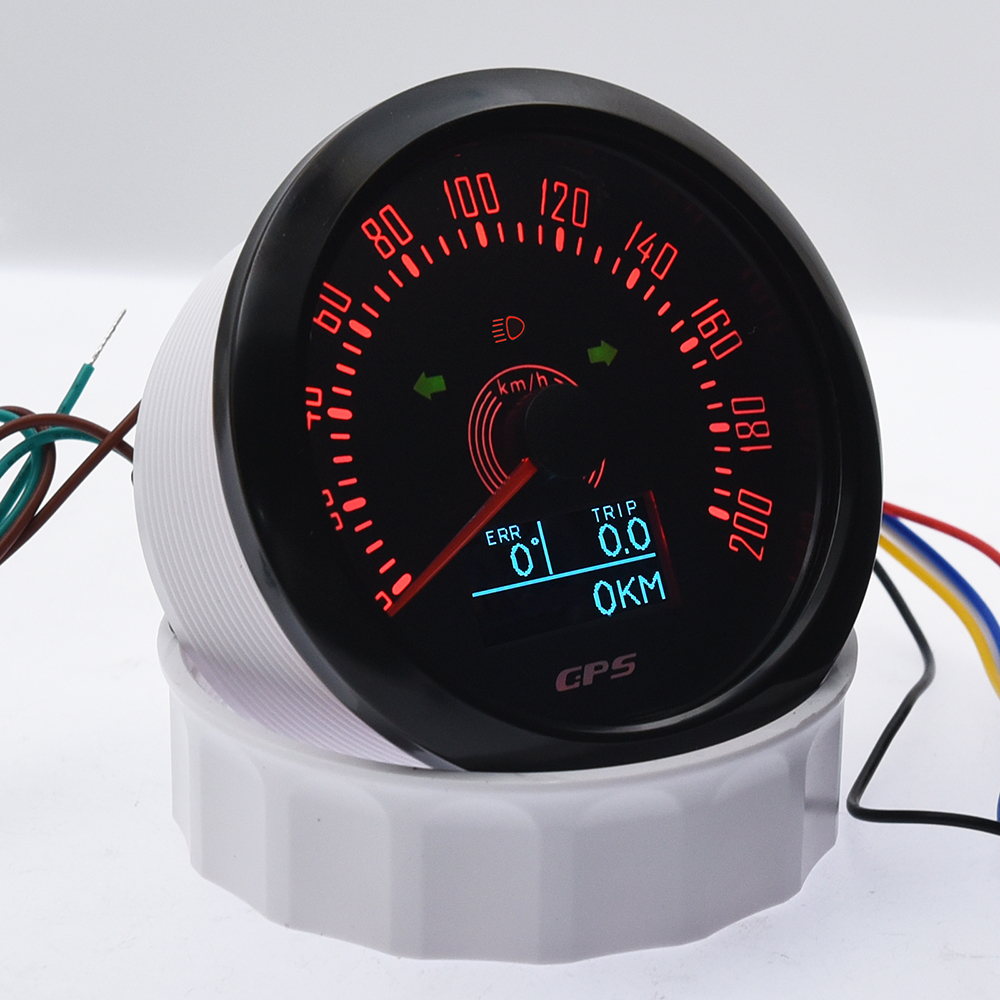 200 km/h 3 in 1 Multifunction gauge GPS Speedometer with COG TRIP Total ...