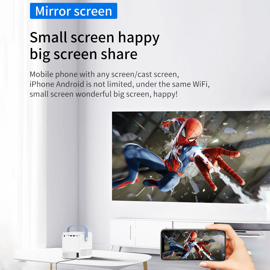Mini Projector For Smartphone Murah Home Projector For Room Portable ...