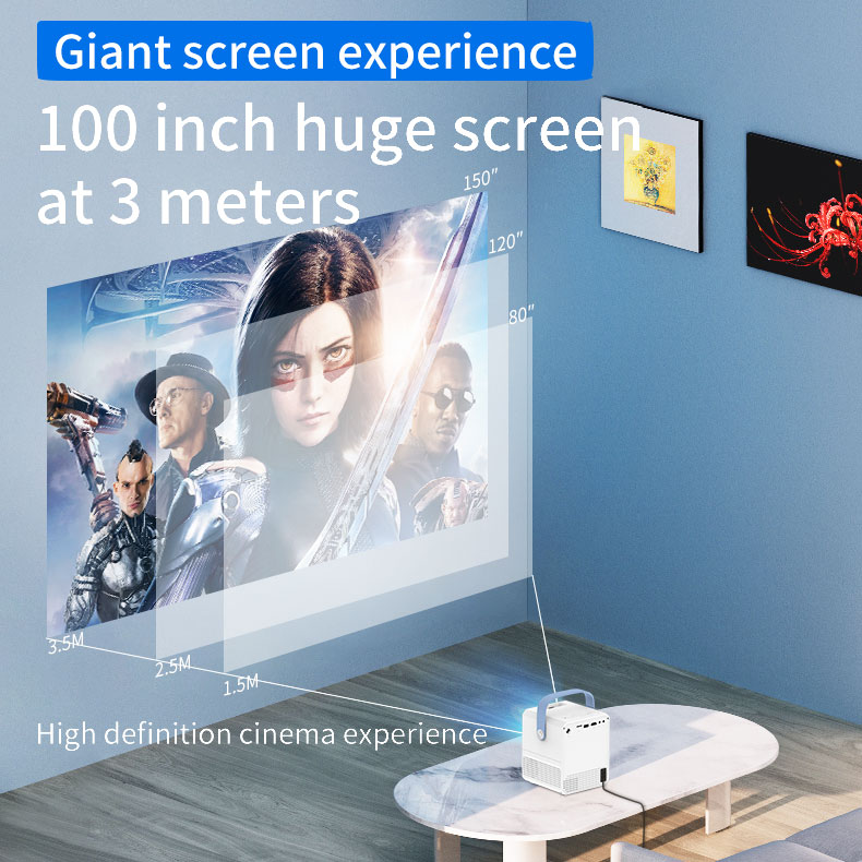 Mini Projector For Smartphone Murah Home Projector For Room Portable ...