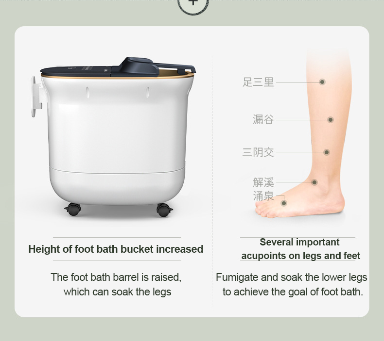 Electric Foot Massage Machine Double Hot Spring Spray Foot Bath Foot ...