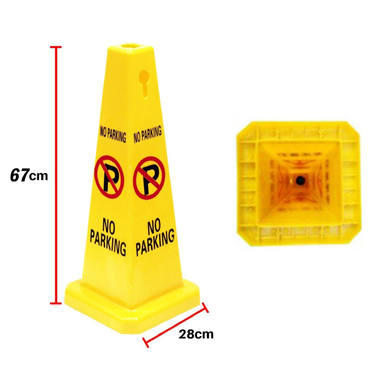 【Local shipment】No Parking Cone Safety Caution Warning 670mm Height ...
