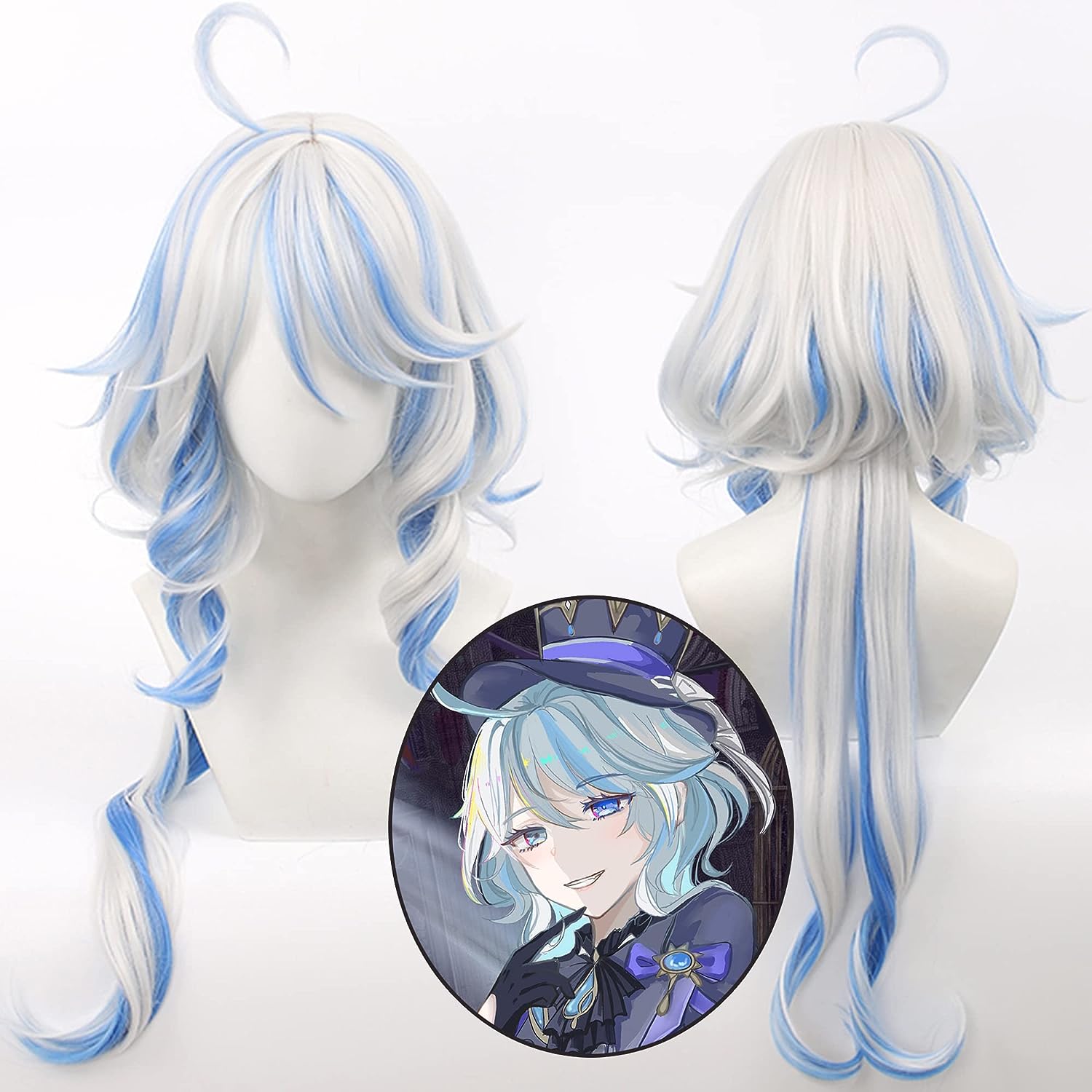Genshin Impact Fontaine Character Focalors Cosplay Costume Full Set ...