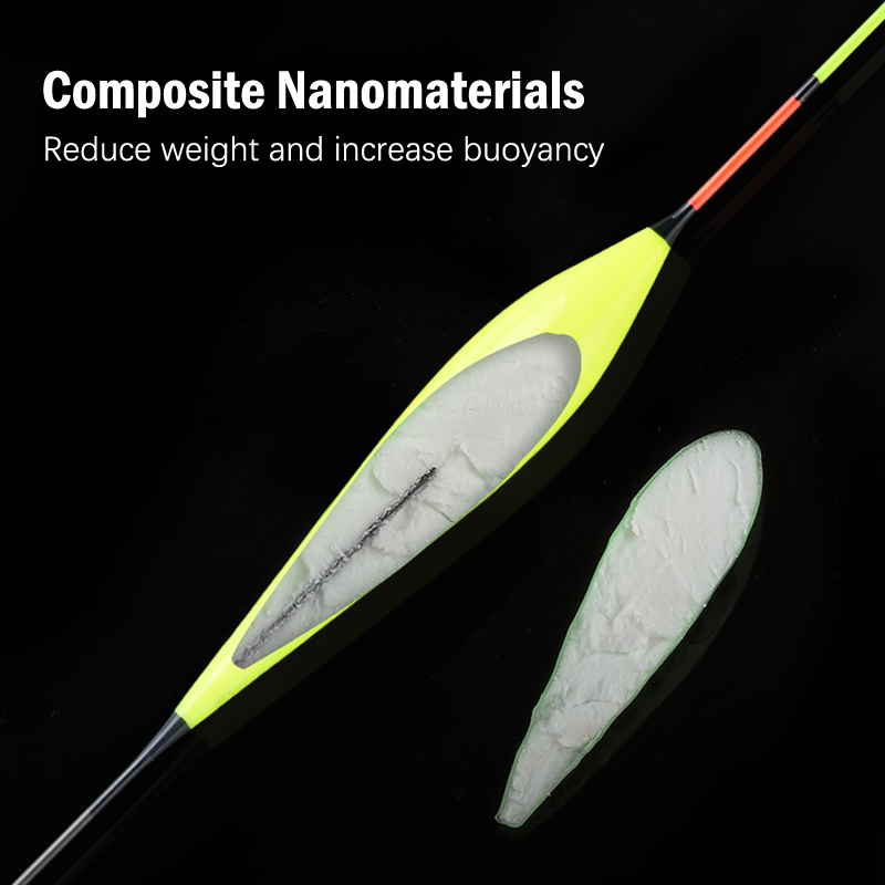 FCMY Sensitive Fishing Lure Float Eye-catching Triangle Tail Floats ...