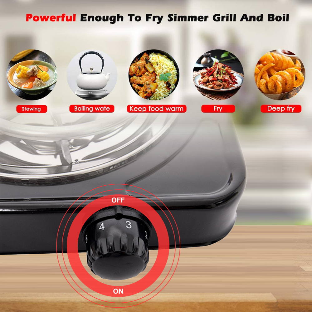 Electric Furnace Household Mini Single Disc Burner Portable Hot Plate ...