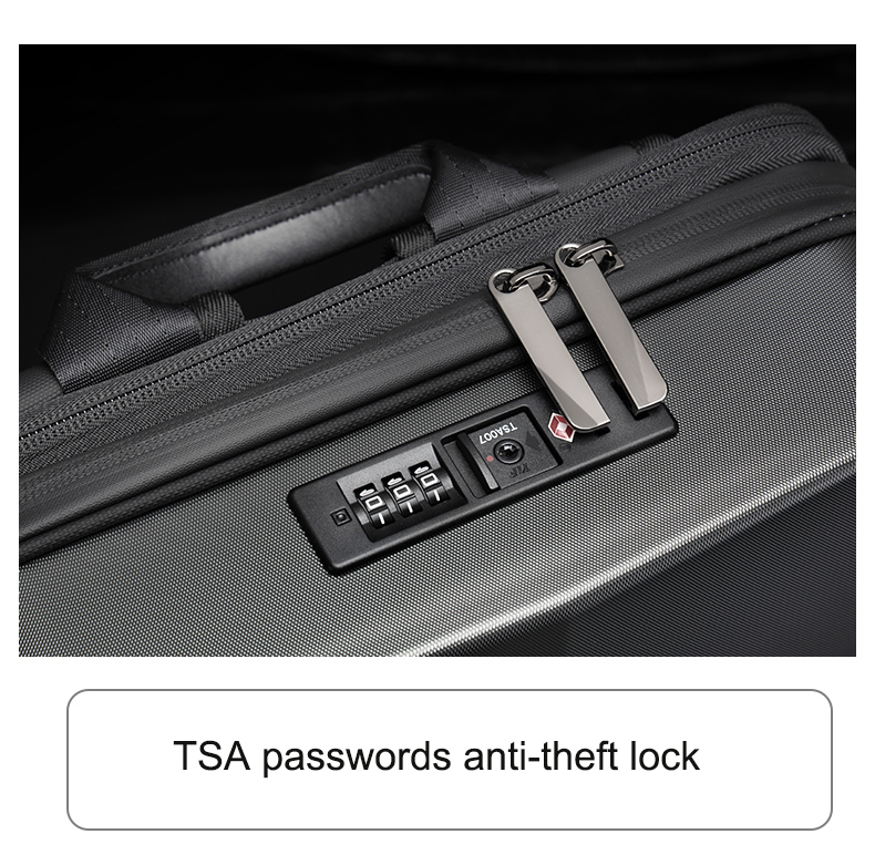 Resilver 2023 Men's Anti-theft Lock Backpack USB Charging Laptop ...