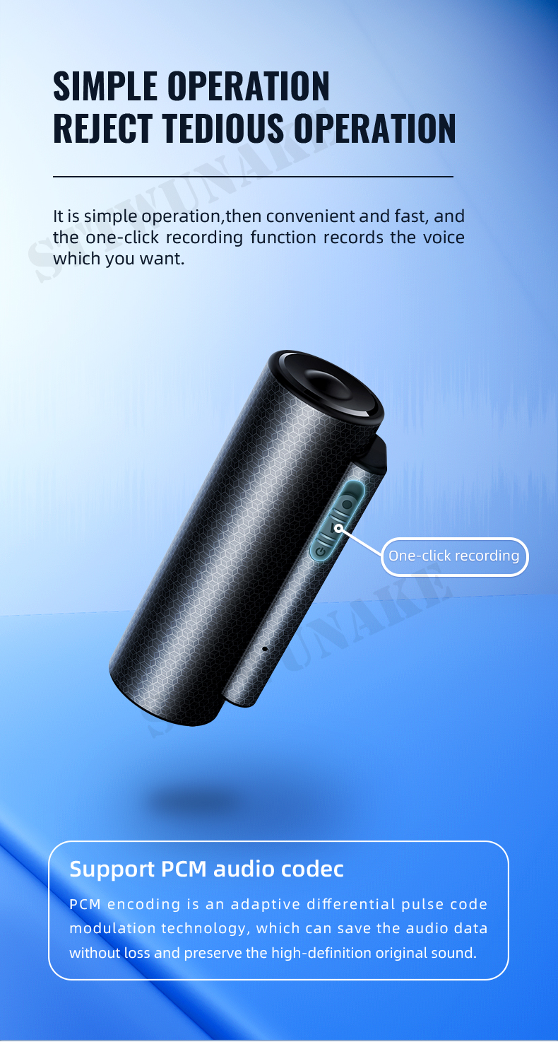 Mini voice recorder 600 hours digital recording device professional ...