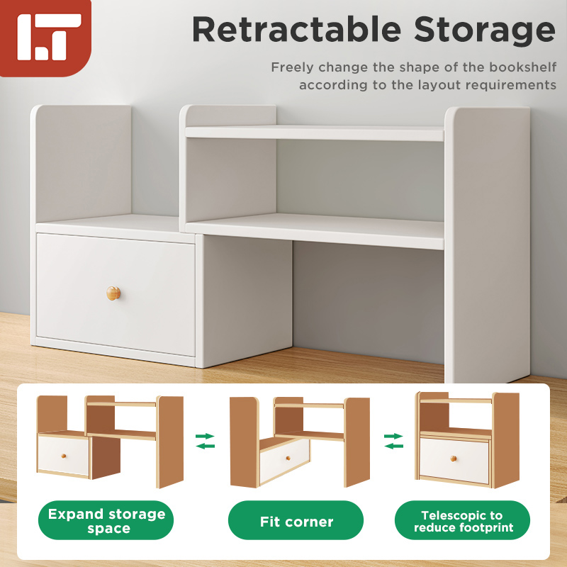 Multipurpose TableTop rack Desk organizer Adjustable expandable shelf ...