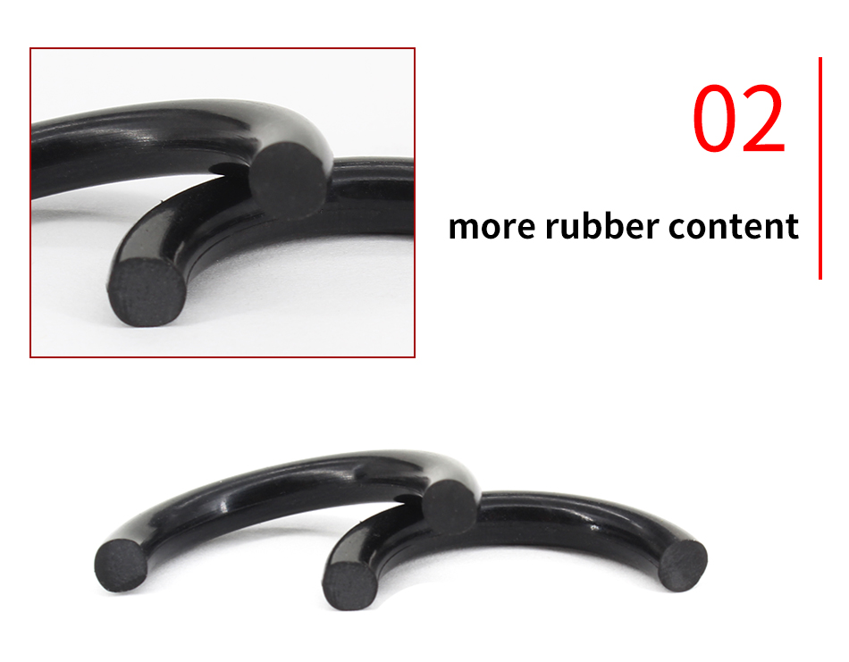 Ouling CS 4mm Nitrile Rubber Black NBR 60 Thickness OD 16-200mm O Ring ...