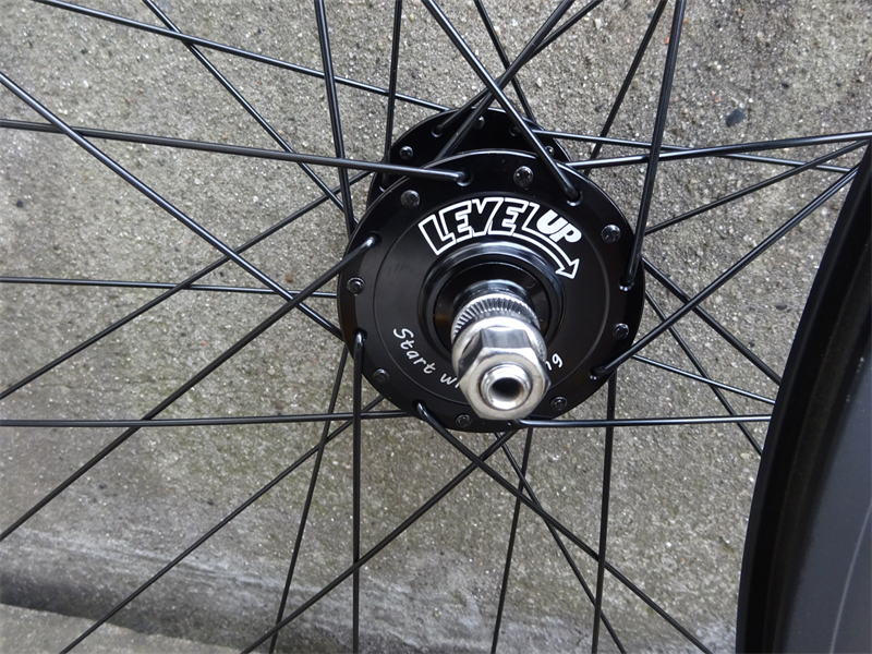 LEVEL UP 700c fixed gear wheelset single speed bike stainless steel ...