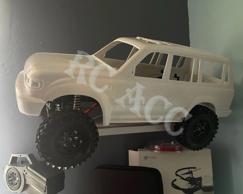 RC Land Cruiser LC80 313Mm Wheelbase Hard Body Shell /Roof Rack For 1/ ...