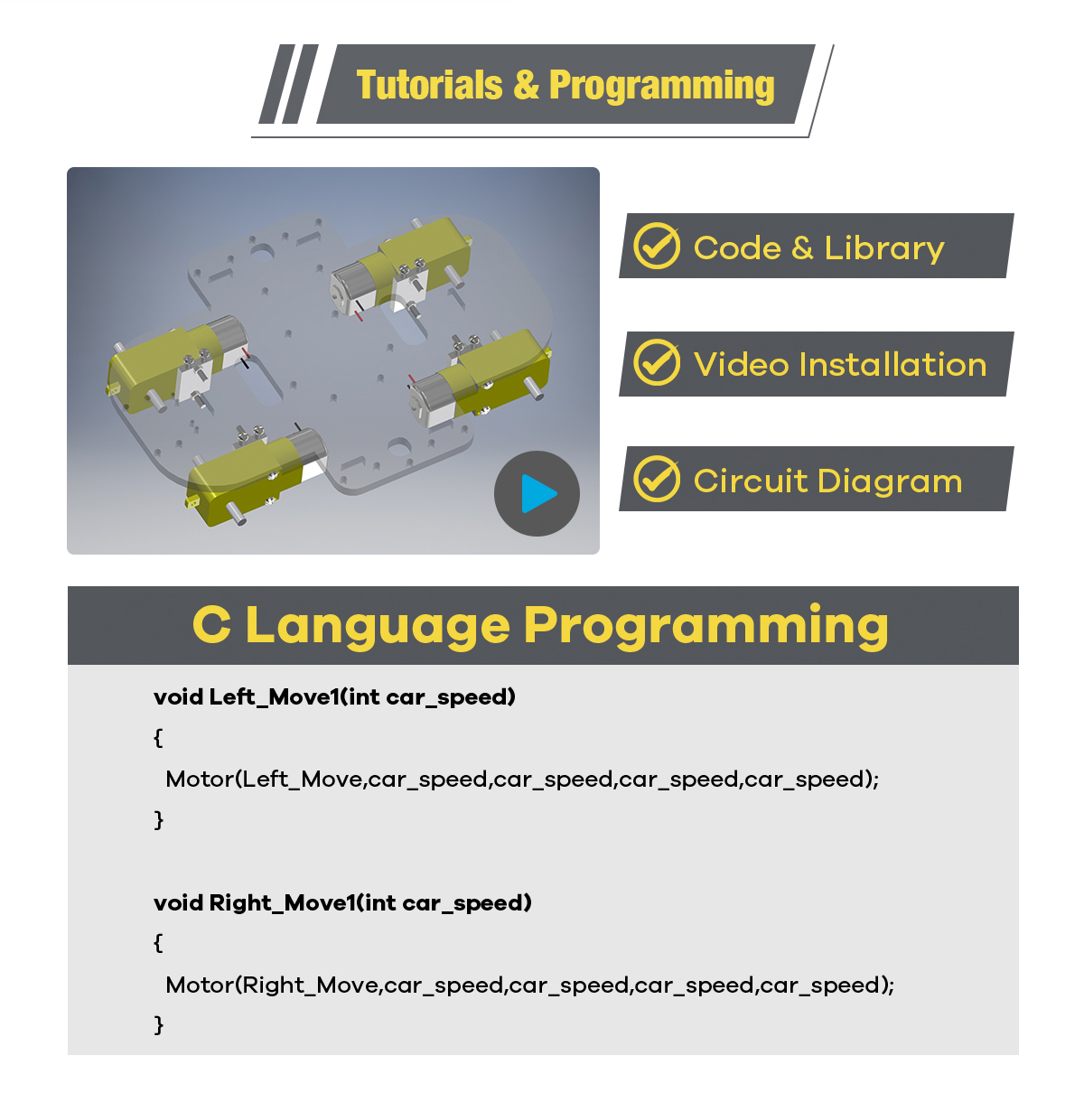 LAFVIN Omni Directional Mecanum Wheels Robot Car Kit for Arduino UNO R3 ...