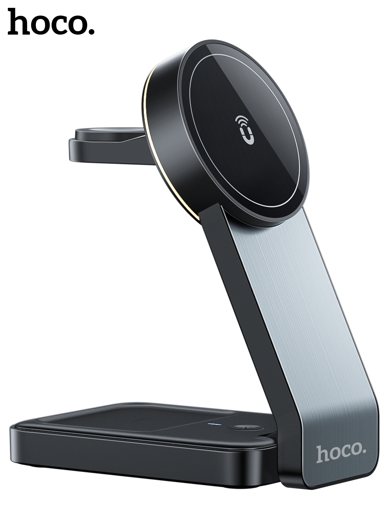 HOCO CQ3 Wireless Charger 3in1 Magnetic Wireless Charging Stand 15W Qi ...