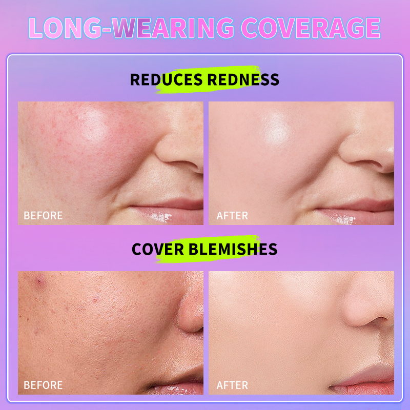 KIMUSE Color Correcting Facial Serum All-in-One Triple-Swirled Tinted ...