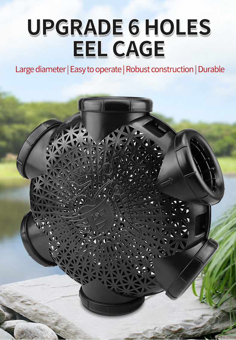 【ZHUITU】★Free Gift★ Finless Eel Loach Trap Fishing Cage Fishnet ...
