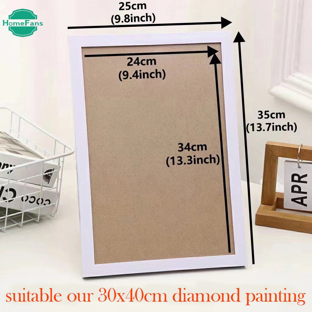 Picture Frame for Diamond painting Portrait or Landscape 30x30cm ...