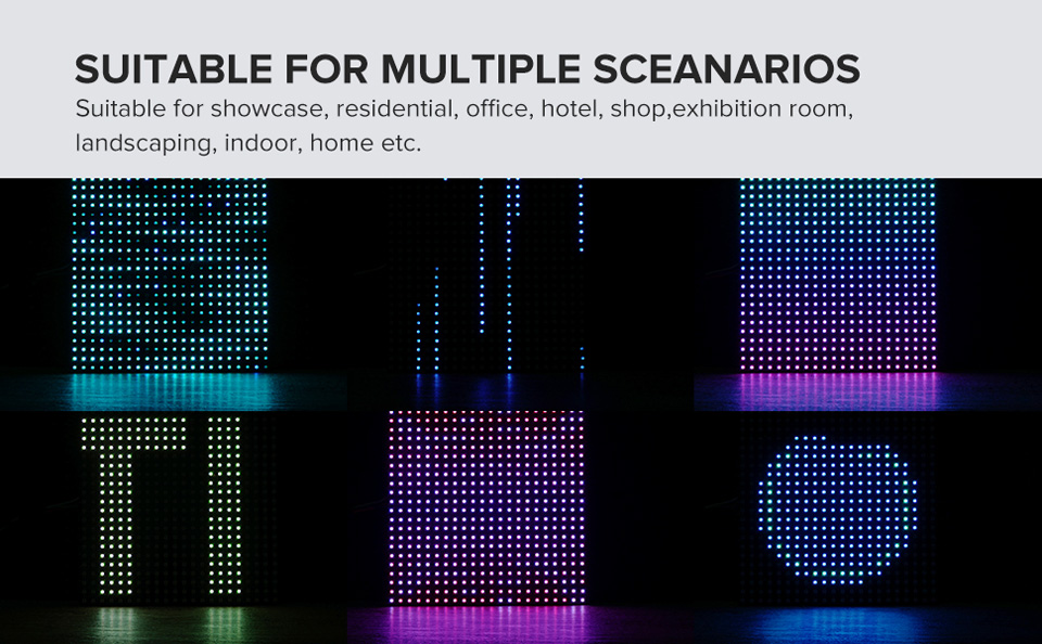 BTF-LIGHTING SP801E Wifi Art-Net Magic LED Controller LED Matrix Panel ...