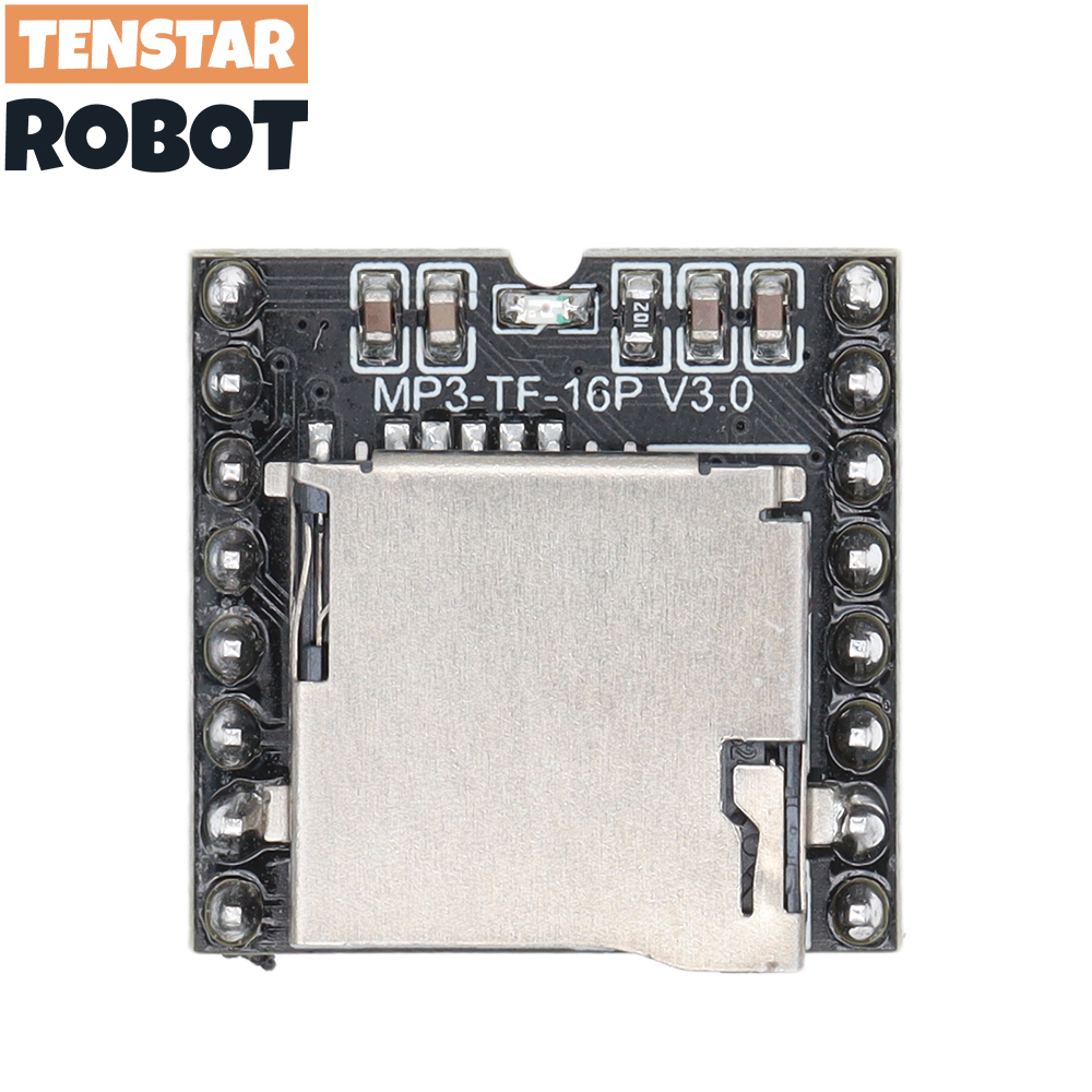 DFPlayer Mini MP3 Player Module MP3 Voice Decode Board Supporting TF ...