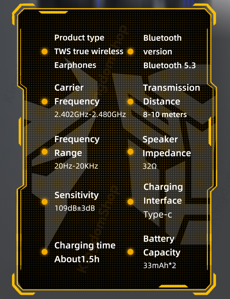 Transformers TF-T06 Wireless Bluetooth Earphone With Microphone HIFI ...