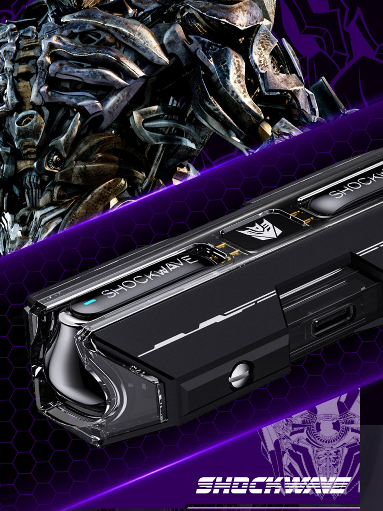 Transformers TF-T01 Wireless Low Latency TWS Bluetooth Earphone With ...