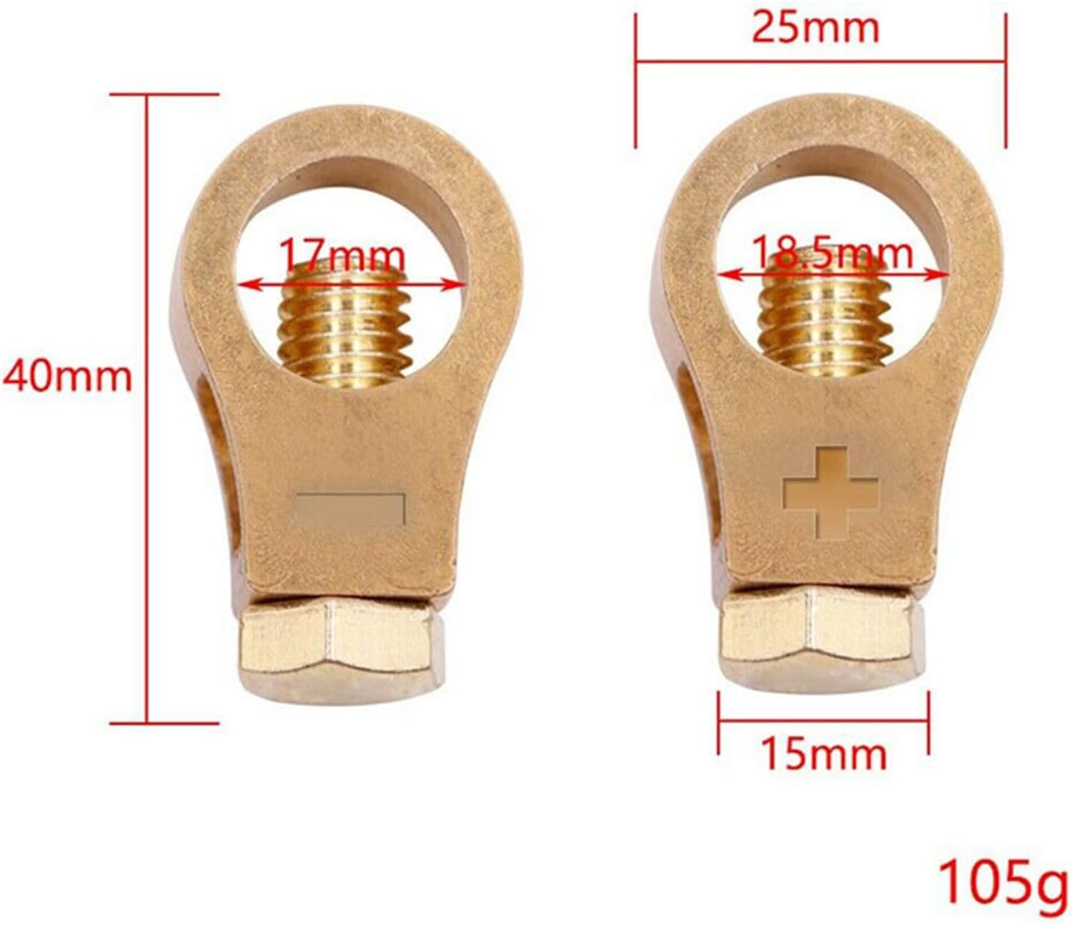 Pure Copper Battery Connection Clip,Battery Terminal Connector Clamps ...