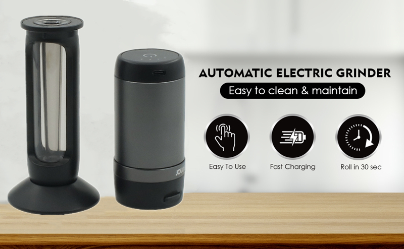 Electric Automatic Herb Grinder Rechargeable Electric Grinder Spice ...