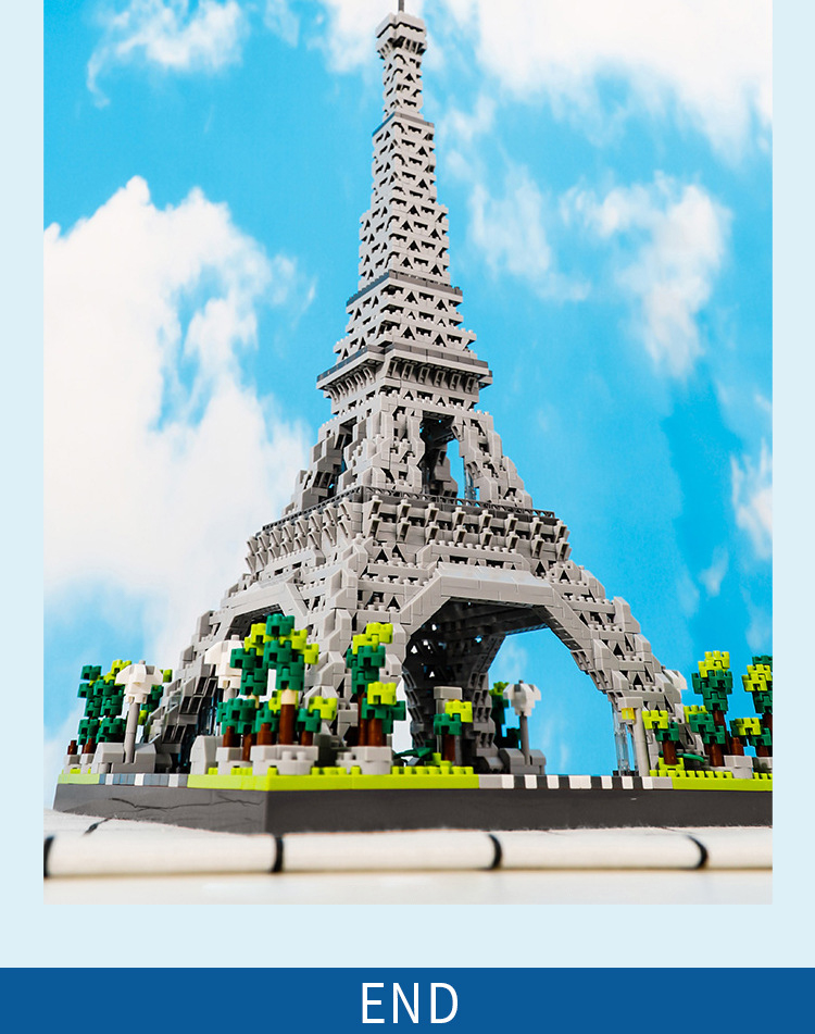 Eiffel Tower Building Blocks Kits,Build your own architectural ...