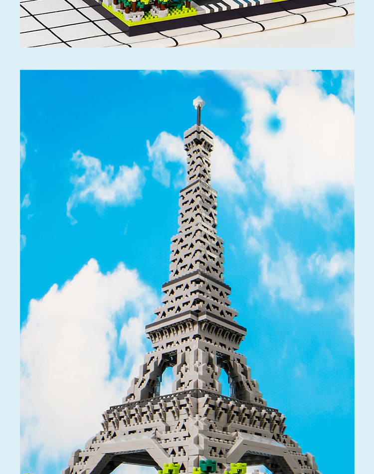 Eiffel Tower Building Blocks Kits,Build your own architectural ...