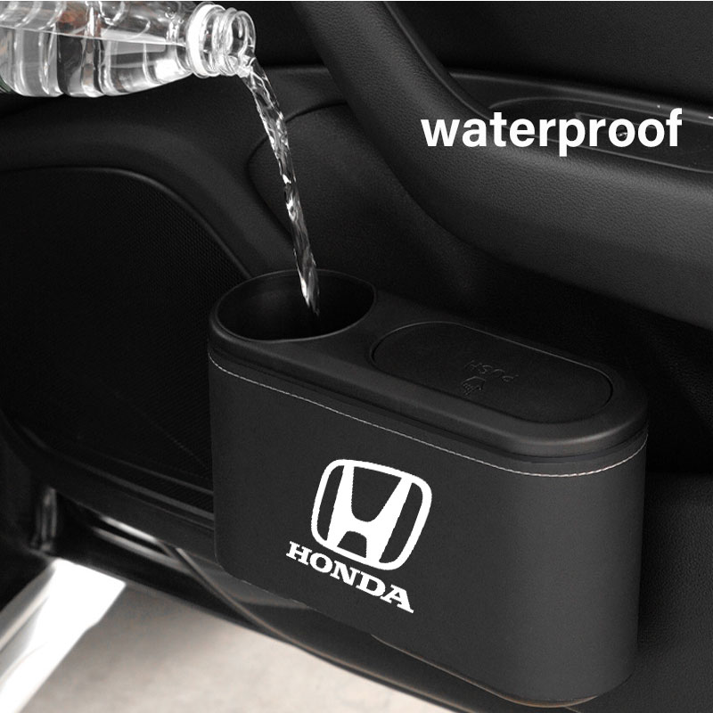 Toyota Car mounted multifunctional leather garbage bin VIos Yaris ...