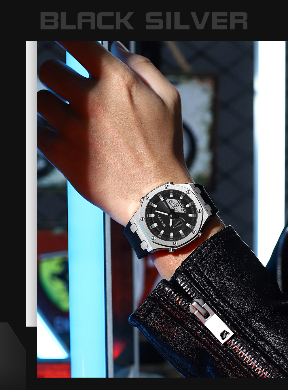 SANDA Top Brand Luxury Men's Fashion Sports Watches Waterproof Men's ...