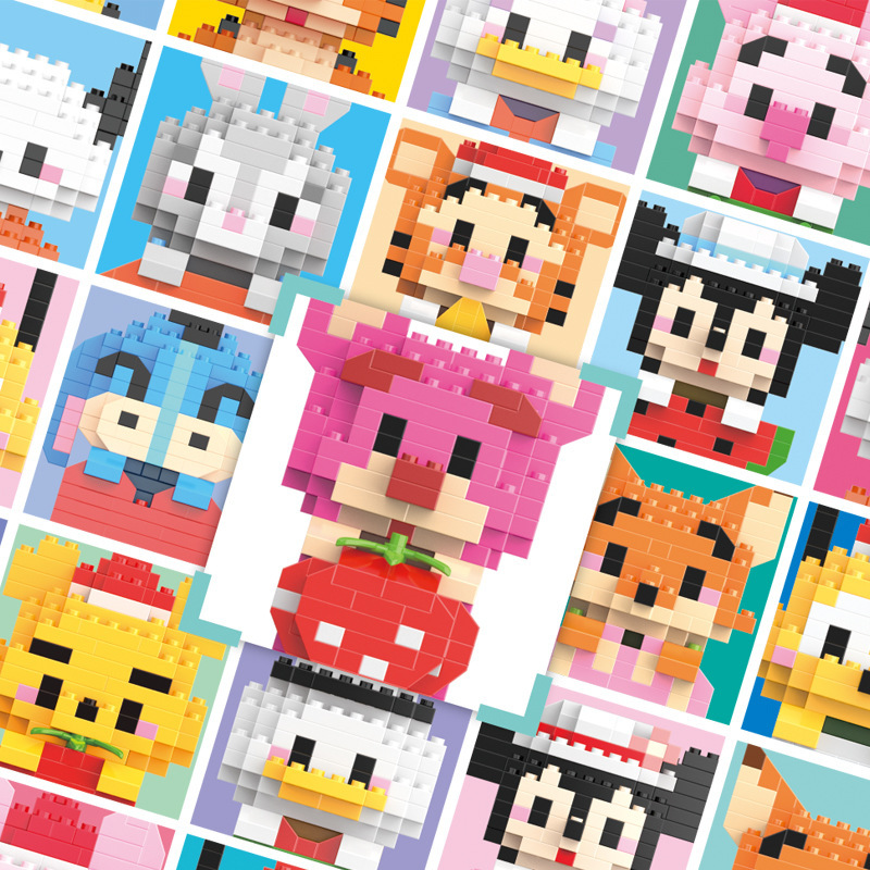 50 styles Nano Blocks Cute Cartoon doll building block toy gift w2601 ...