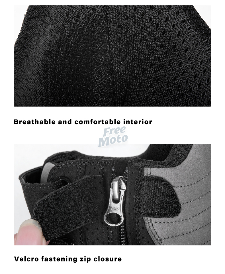 SUALITE Motorcycle Boots Summer Breathable Anti-drop Off-road Rider ...