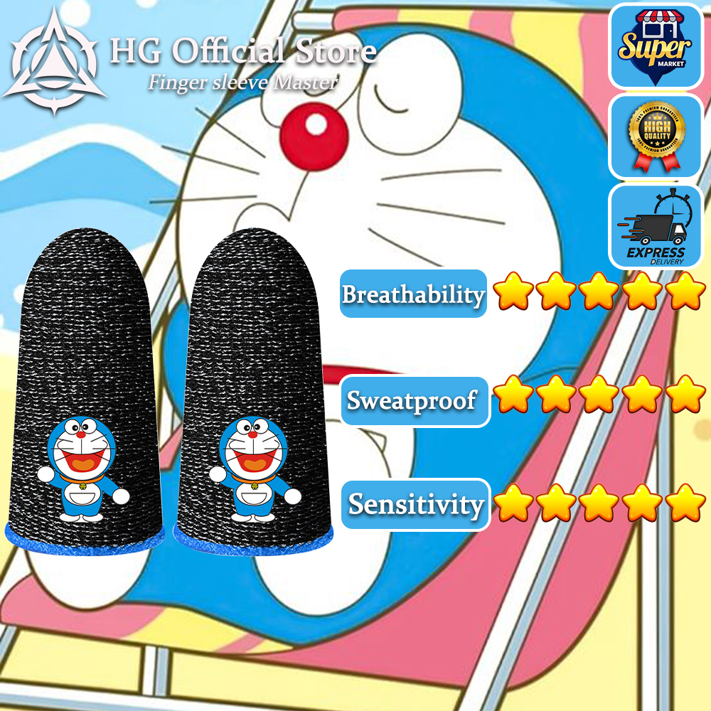 【Doraemon Toys】HG Doraemon 21-PIN Finger Sleeve Gaming Superconducting ...