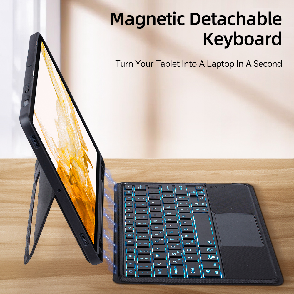 For Samsung Magic keyboard For S10 FE A9 Plus S6 Lite 10.4 inch A8 10.5 ...