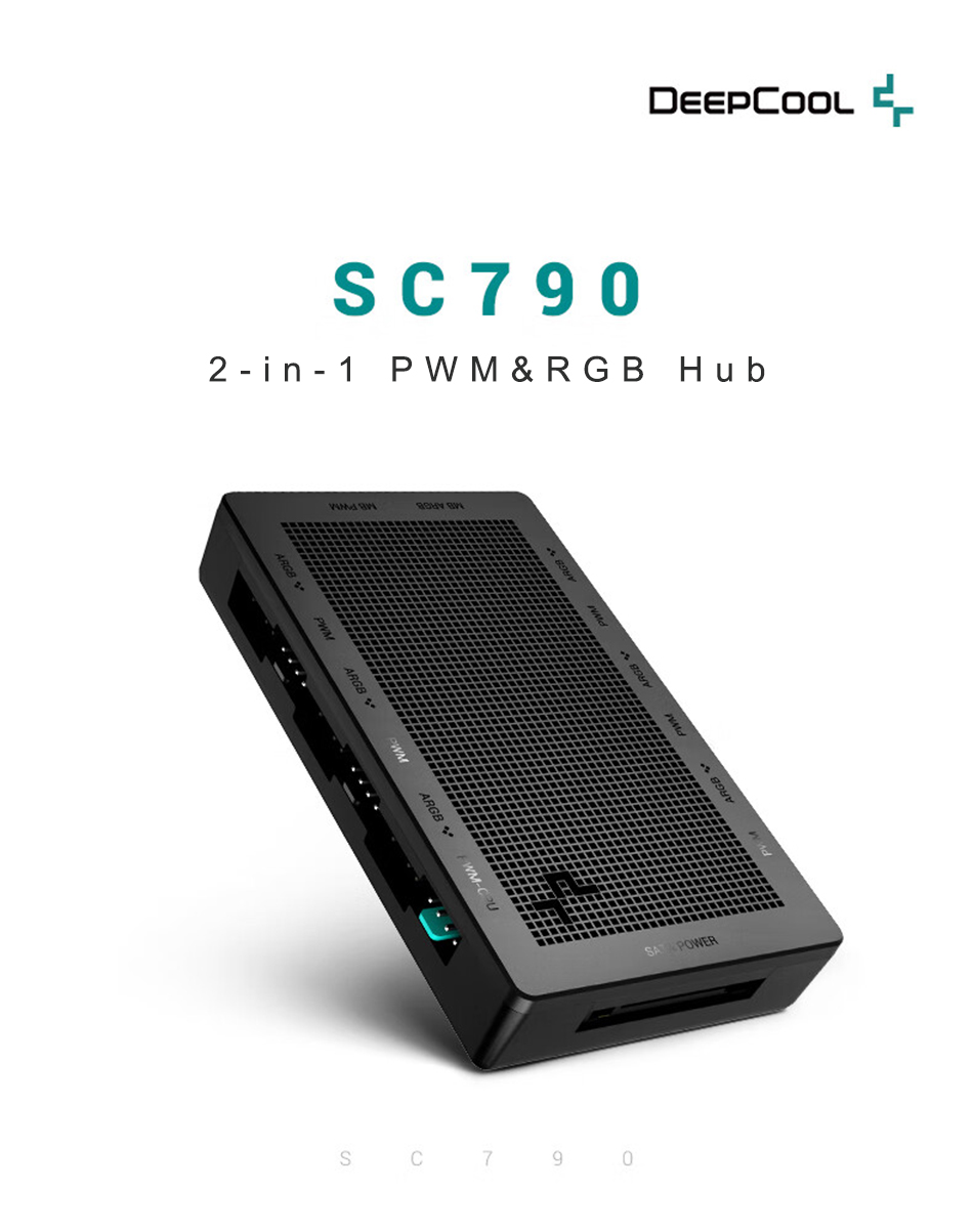 DEEPCOOL SC700/SC790 ARGB Hub 2in1 PWM & ARGB Multi Way Hub Adapter Magnet Adsorption | Shopee ...
