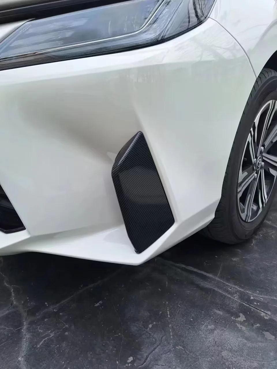 Toyota Vios NGC102 (2023-Present)Carbon Fiber Door Handle Cover Rear ...