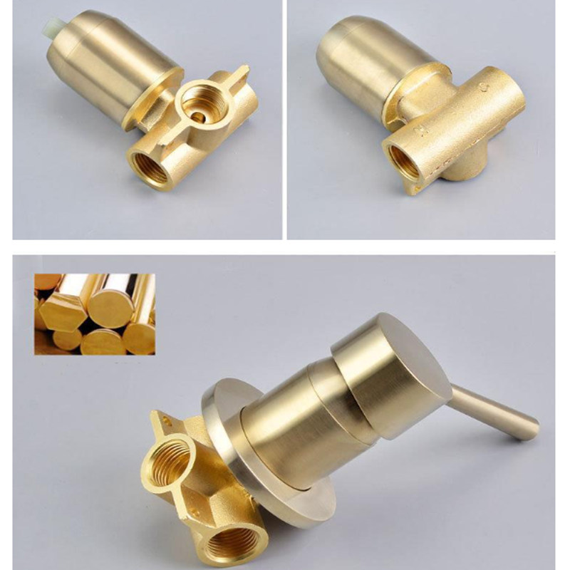 Hand Shower Rotatable Solid Brass Bathroom Shower Faucet Set Bathtub ...