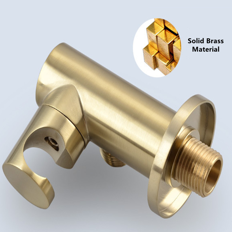 Hand Shower Rotatable Solid Brass Bathroom Shower Faucet Set Bathtub ...