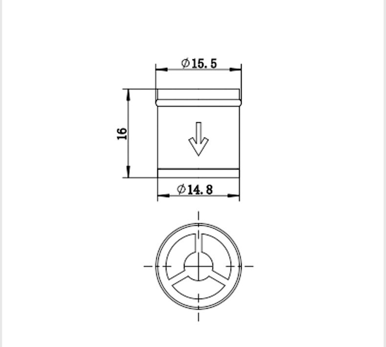 Dw15 Silent Check Valve Inner Core No-treatment Flusher Dedicated Angle ...