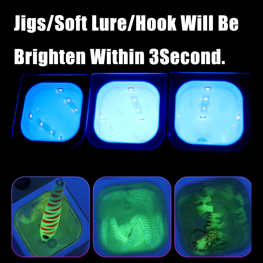 【TRAINFIS】Ultraviolet Lamp 16-UV-LED 10500mAH UV Fishing Lure Filling ...