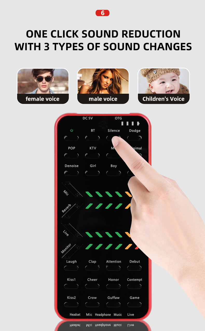 [Local Stock] NEW SK01 Live Sound Card For Cell Phone Pc Bluetooth ...