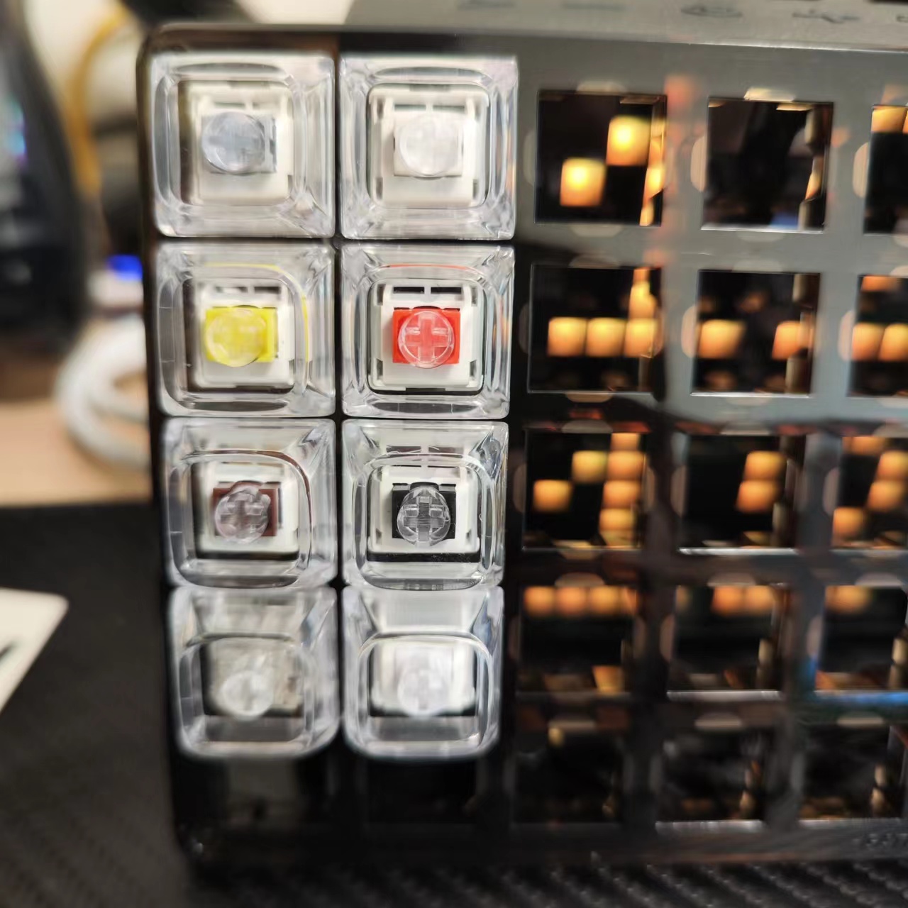 -LW- Mechanical Keyboard Switch Tester Base Collection Box, Keyswitch ...